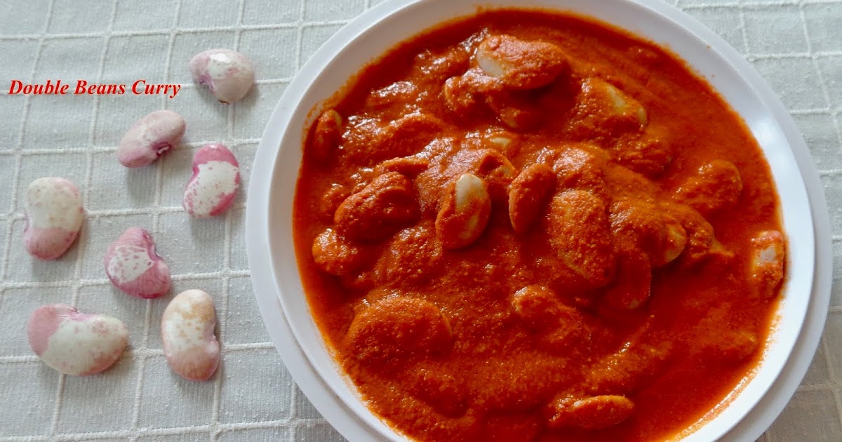 Cooking With Shobana : DOUBLE BEANS CURRY