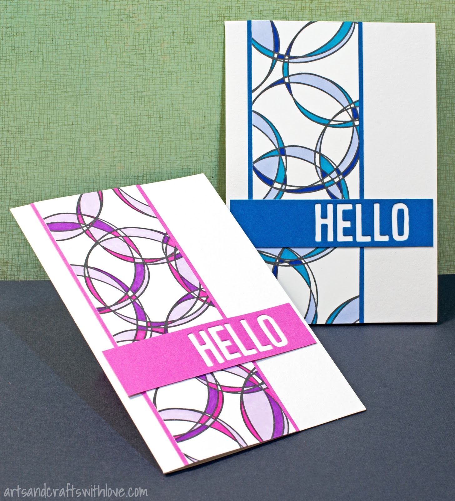 Colourful everyday cards - Elina Stromberg