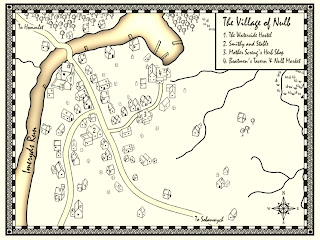 Cave of the Dice Chucker: Olde Timey Hommlet Map