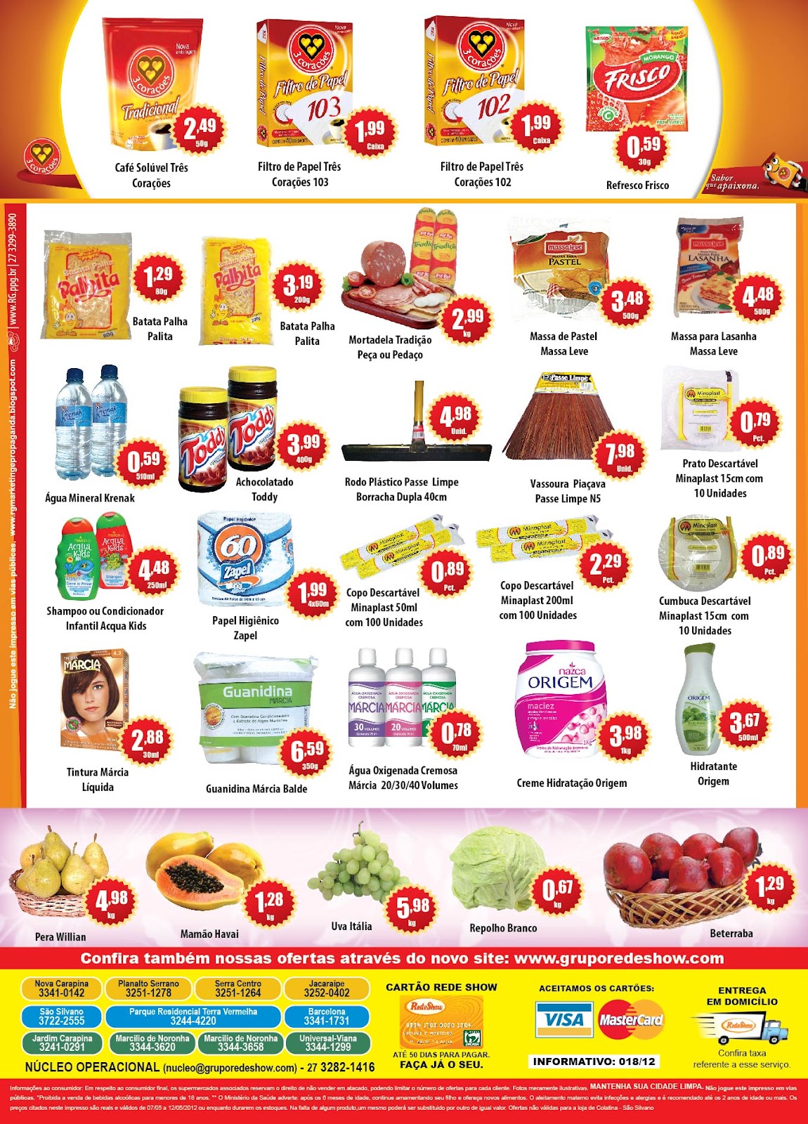 RG Marketing e Propaganda: Rede Show Supermercados - Folheto semanal de ...