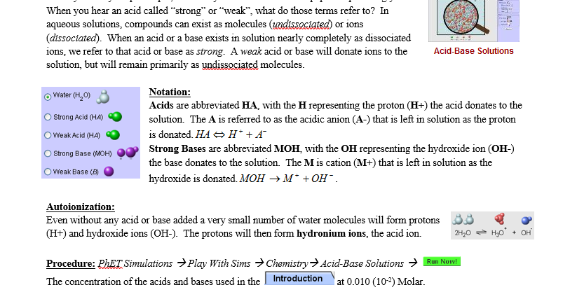 Phet Acids And Bases Worksheet : Ph Scale Basics / Use these acids and ...