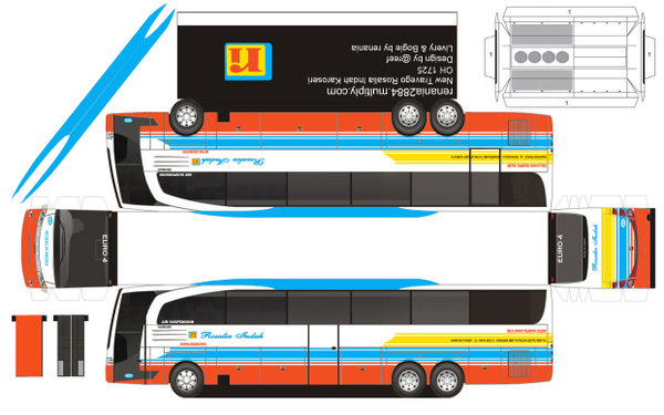 Papercraft Bus ~ RAILFANS and BUSMANIA
