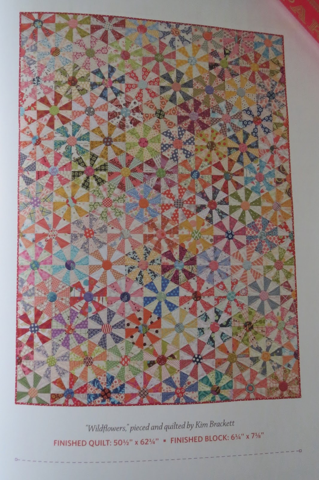 Quilting on Main Street: Wildflowers Quilt by Kim Brackett - Test Block