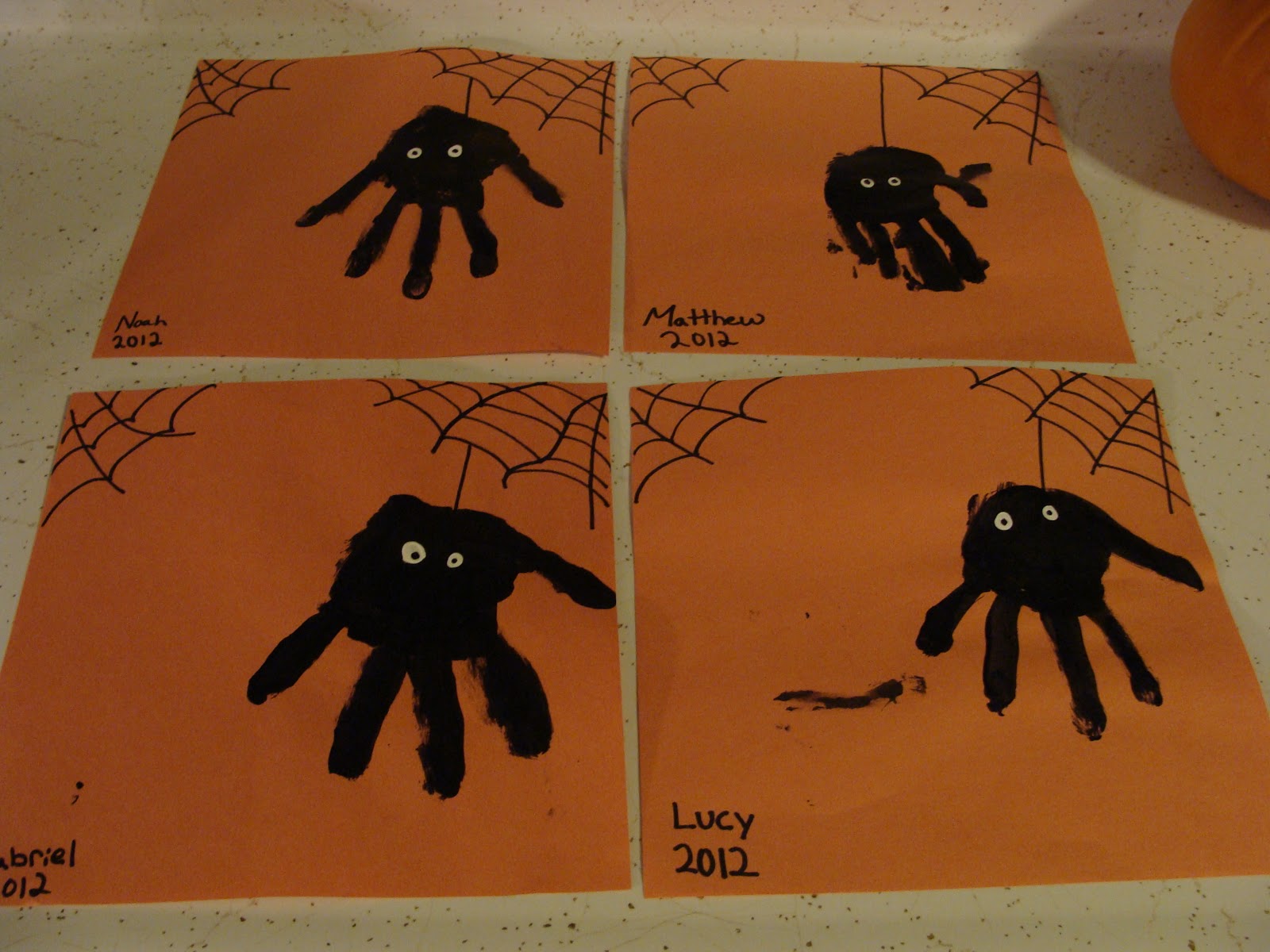 Say It With Love: Handprint Spiders