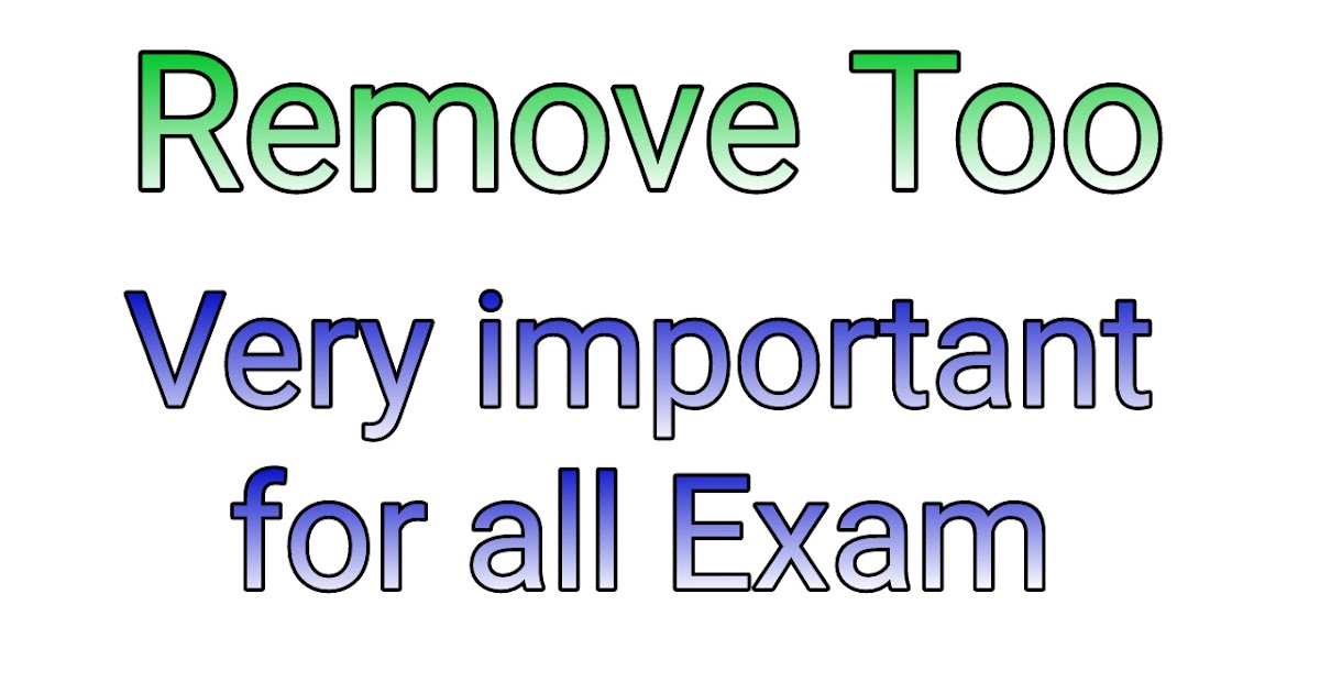 Remove too| Remove too rules in hindi
