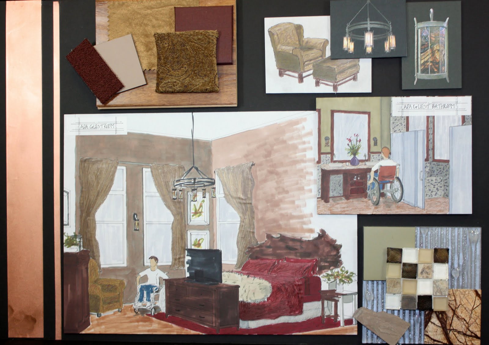 Student Interior Design Portfolio: Depot Final Project