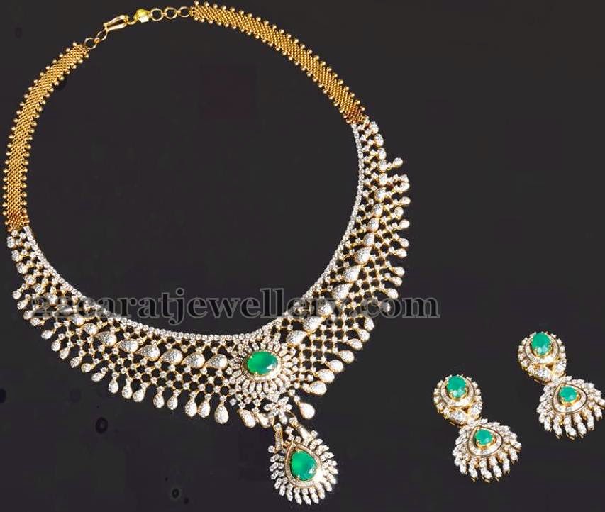 The Most Embellishing Diamond Set - Jewellery Designs