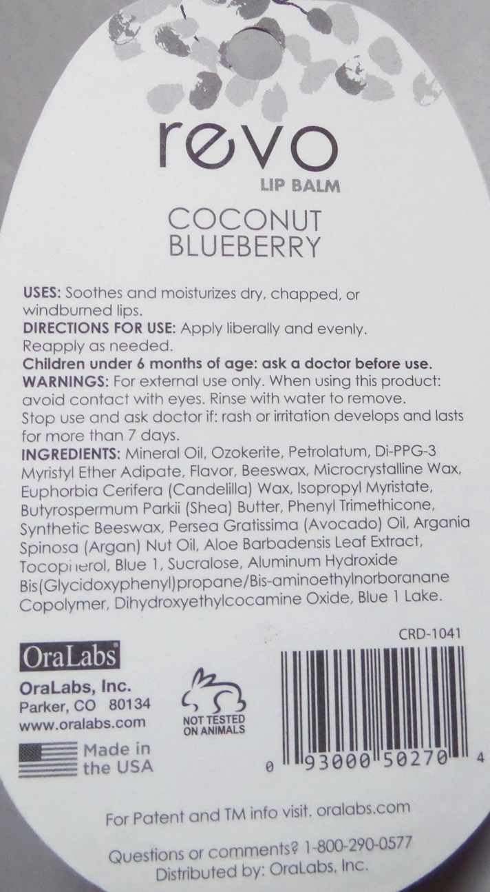 Review: Revo Lip Balm in Coconut Blueberry (Target Exclusive) | Nouveau ...