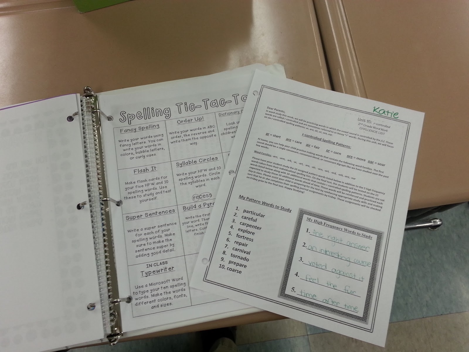 O.W.L. Binder Assembly