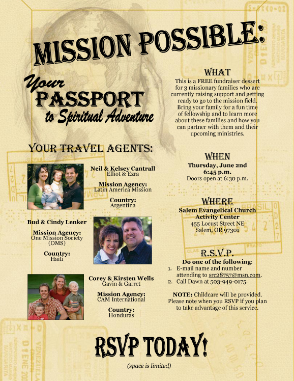 Wells of Living Water: The Wells Family Mission Journey: May 2011