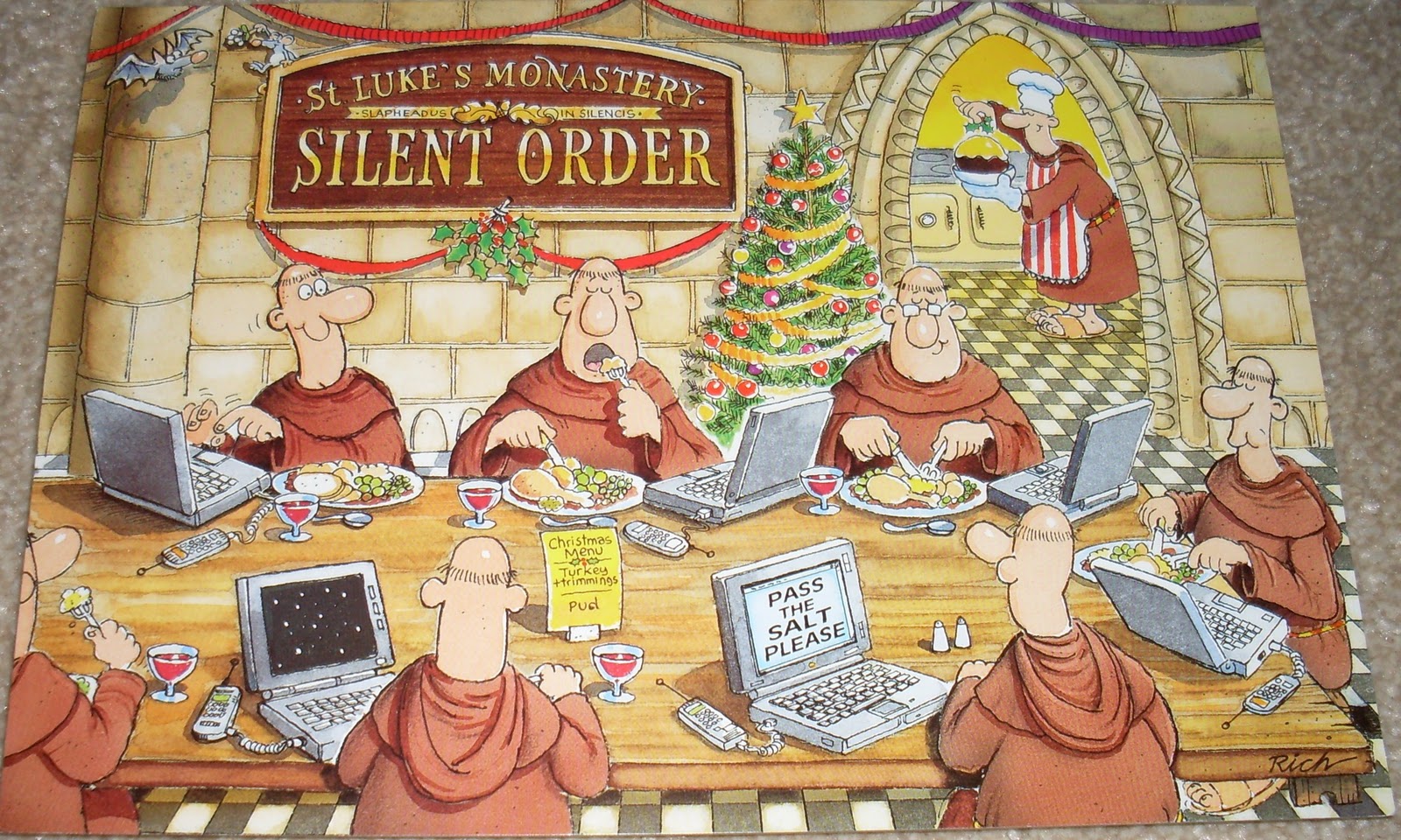 Medieval Scribbles: A Very Merry Monk Christmas