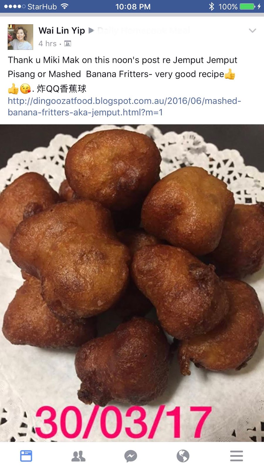 Miki's Food Archives : Mashed Banana Fritters aka Jemput-Jemput Pisang ...