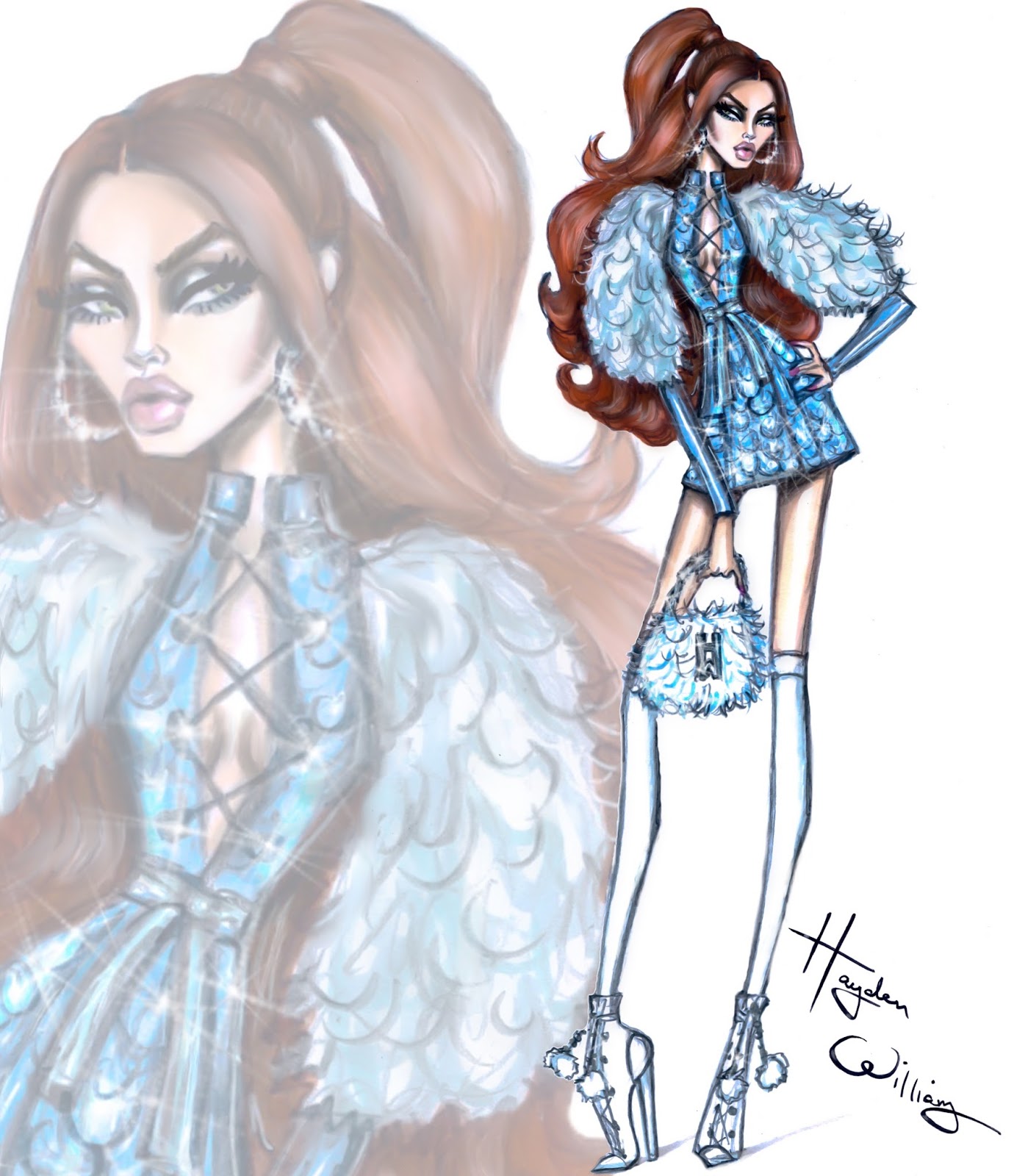 Hayden Williams Fashion Illustrations: UnFURgettable by Hayden Williams ...