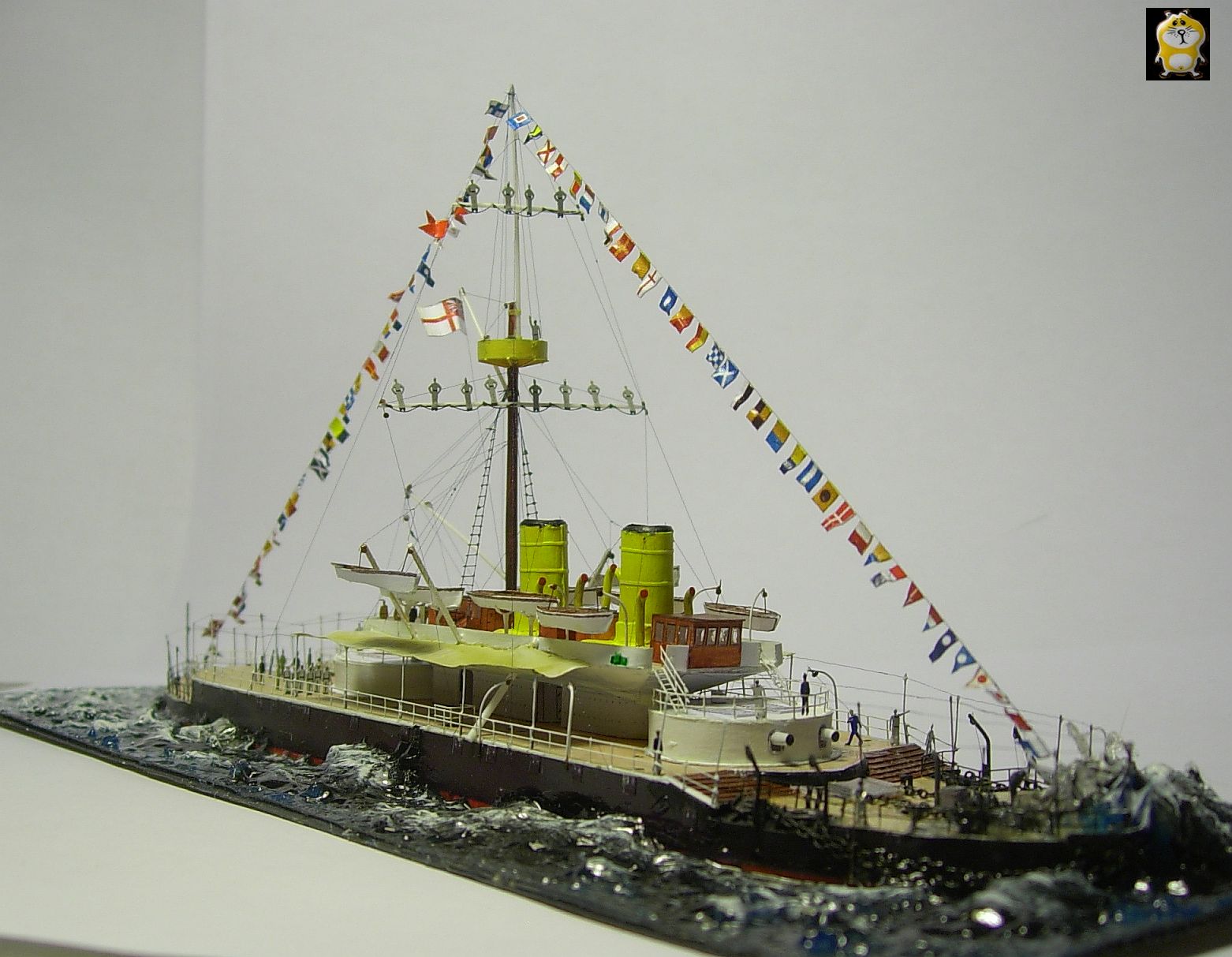 The Mad Hamster's Modelling: HMS Devastation, 1876: piękne brzydactwo