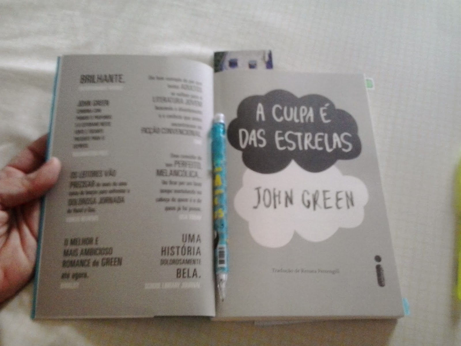 Sandra Falcão Livro A Culpa é Das Estrelas