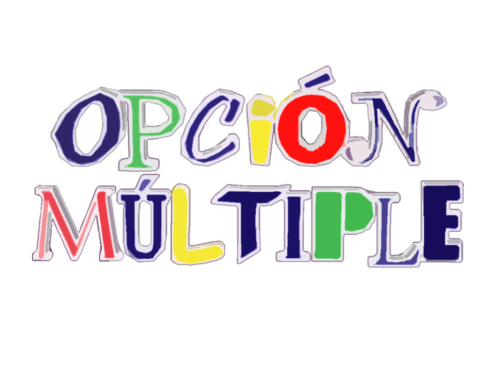 OPCIÓN MÚLTIPLE