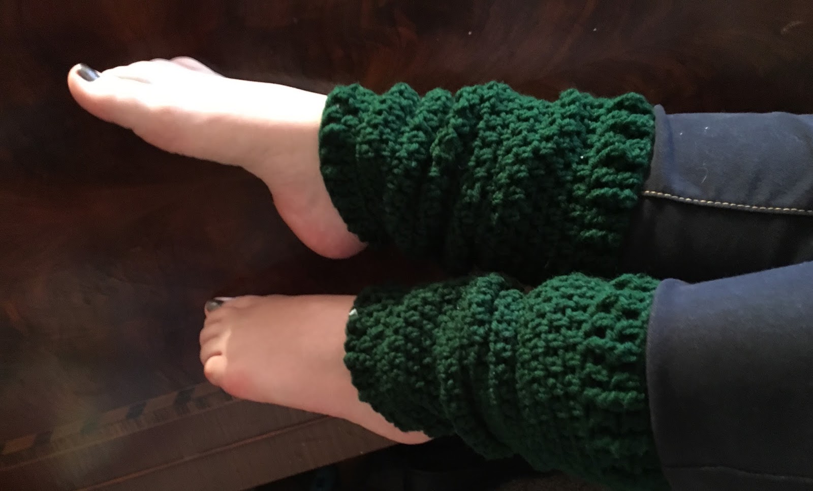 Free pattern for Simple Tapered Leg Warmers