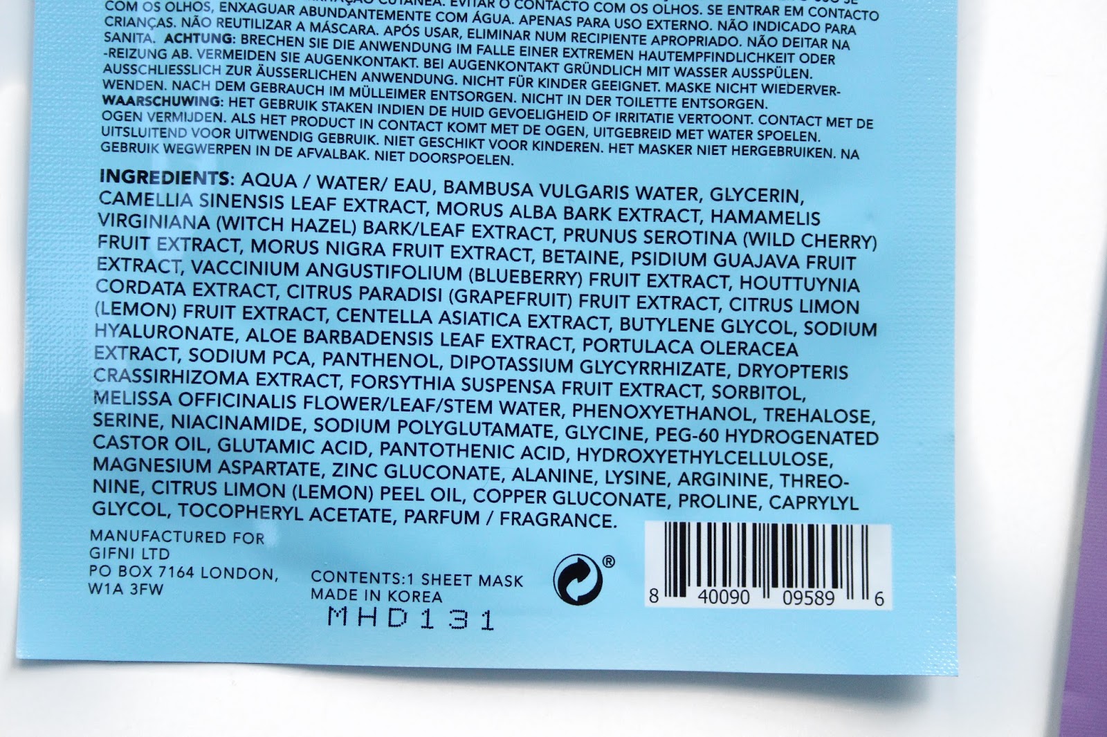 Primark 'Holler and Glow' Sheet masks | A Beauty To Rock