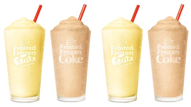 Burger King Pours New Frosted Frozen Coke and Frosted Frozen Fanta Lemonade
