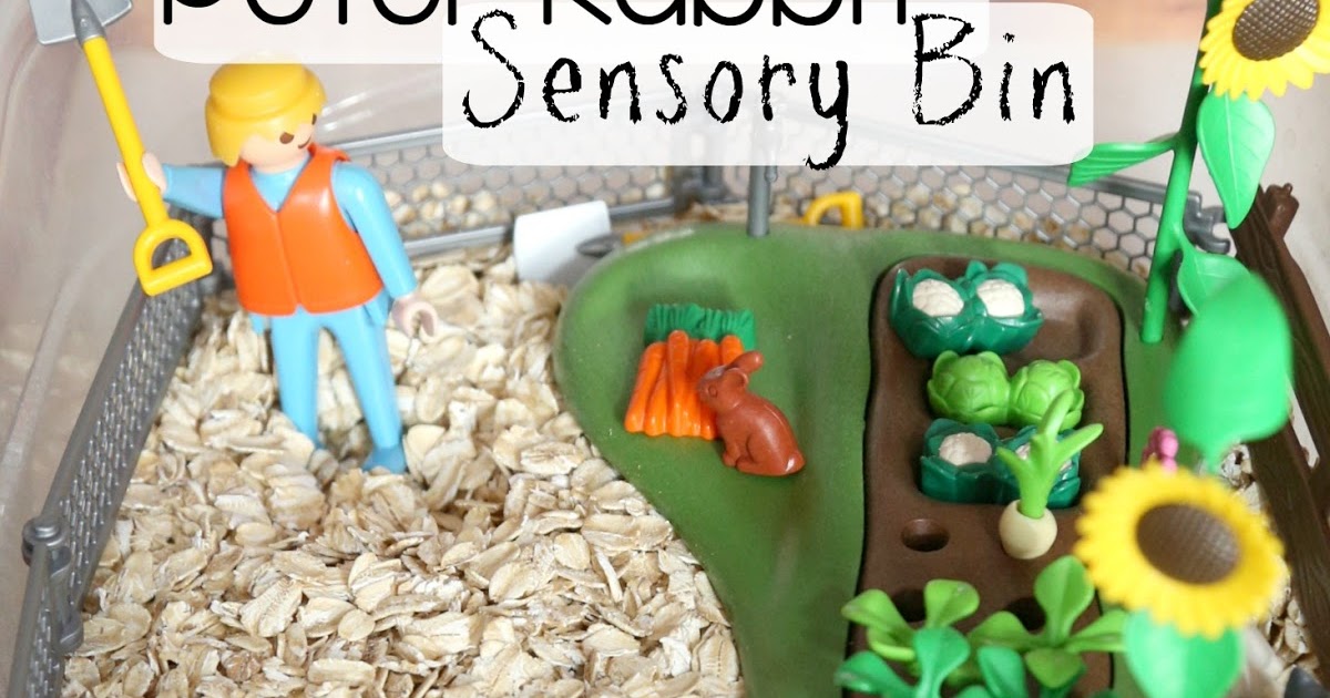 Peter Rabbit Sensory Bin | Still Playing School