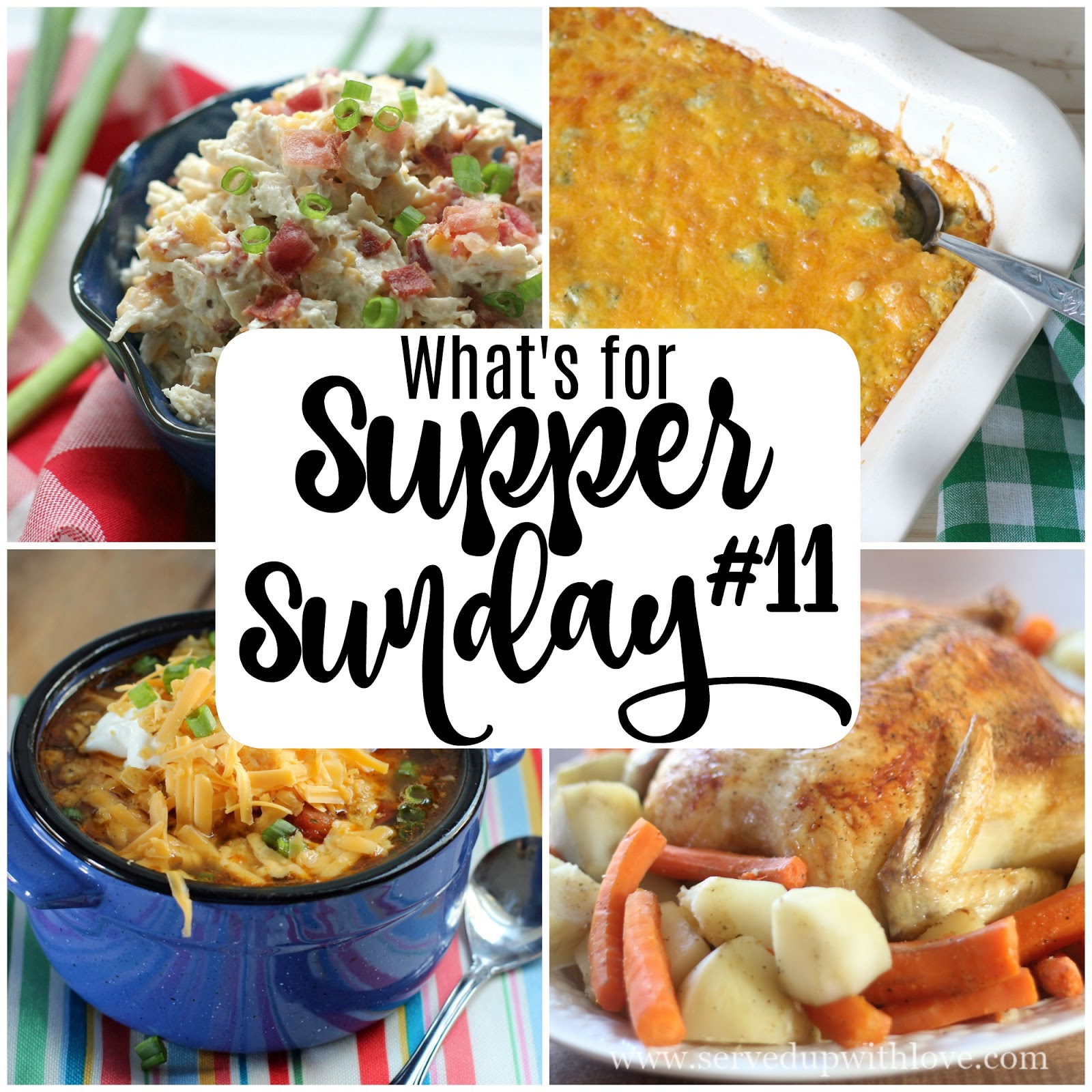 Served Up With Love: Sweet and Sour Chicken at What's for Supper Sunday 11