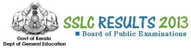 KERALA GOVERNMENT: SSLC RESULT 2012-13