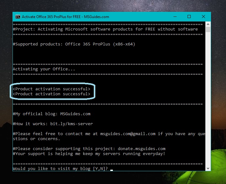 Microsoft Office 365 activation for Free