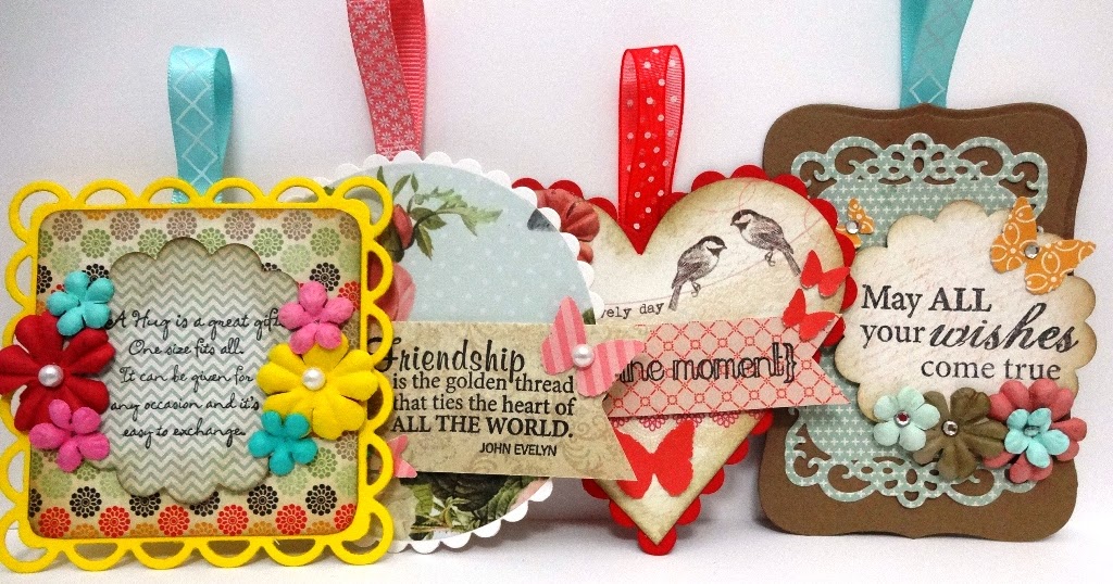 Crafters Corner : Shaped Corner Bookmarks using Dies