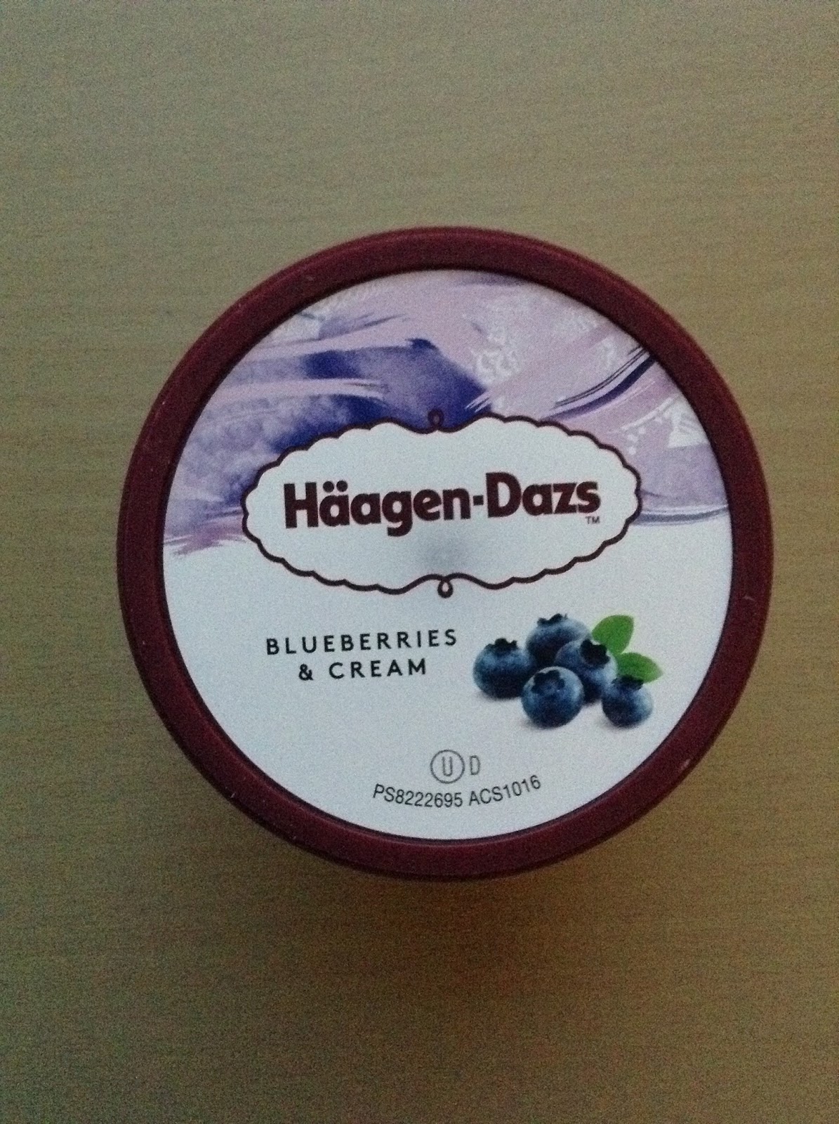 Haagen Dazs Blueberries And Cream Ice Cream Fruit Collection