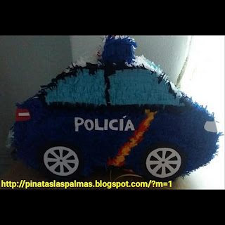 Piñatas Las Palmas: Piñata de Coche de Policia