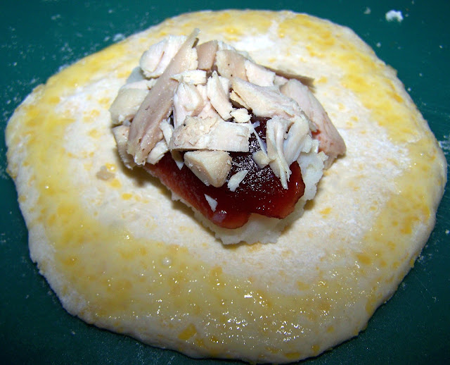 Left over Turkey Dinner Pockets