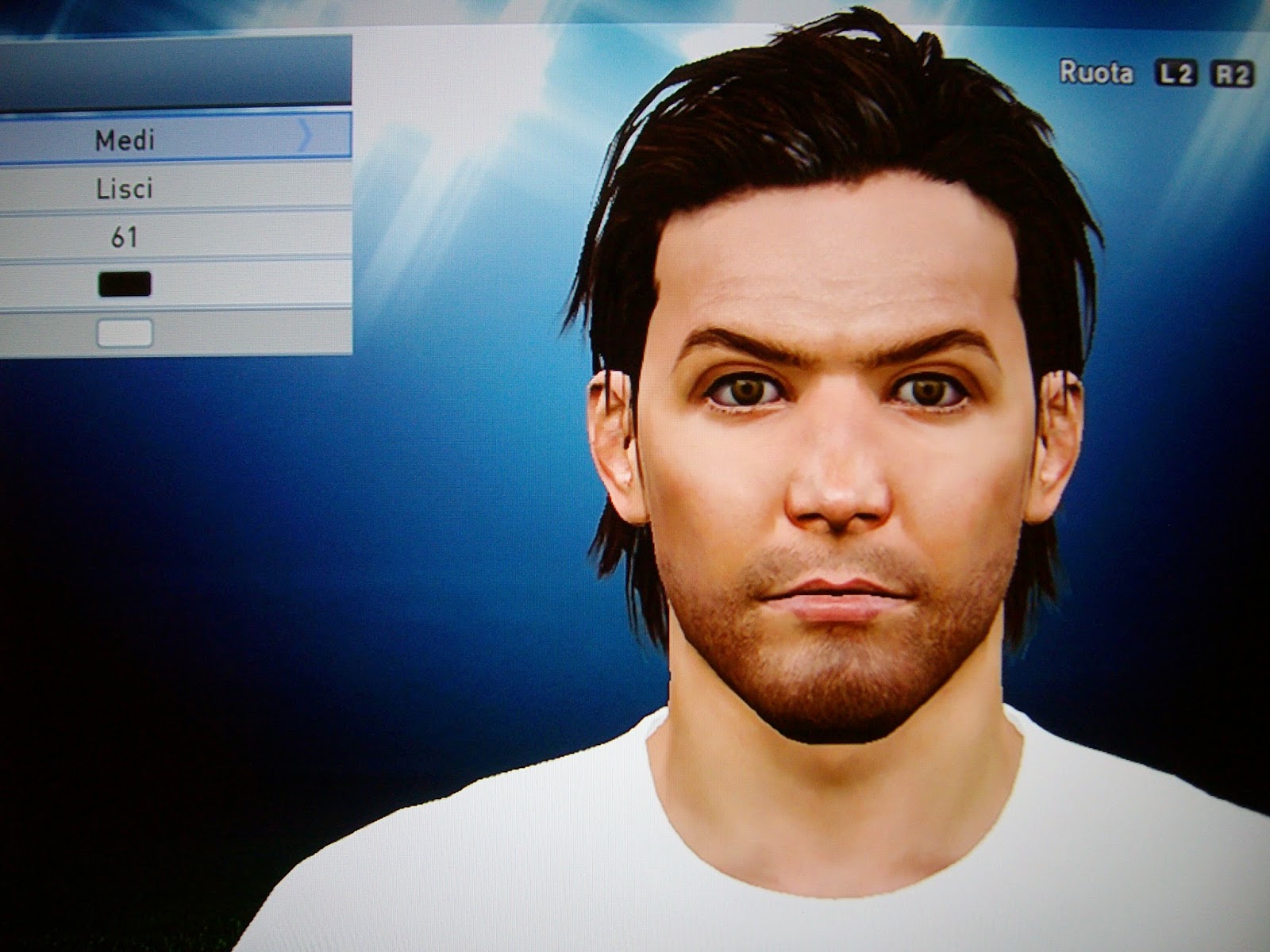 Lucciu Facemaker Pro Evolution Soccer DEL PIERO ITALIA CLASSICA PES 2015