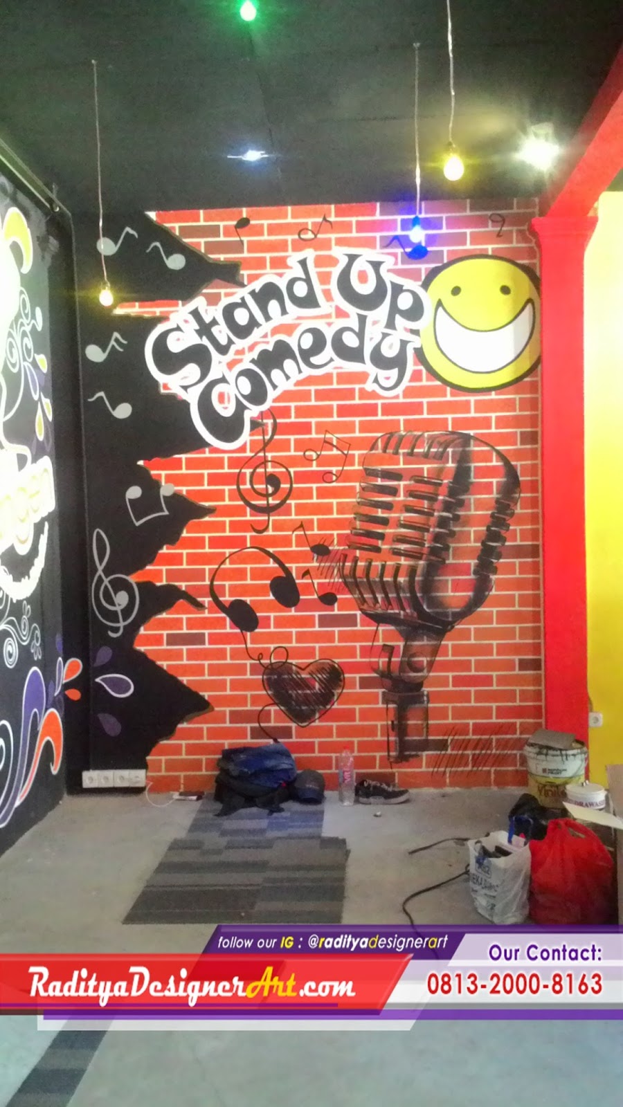 Terbukti 0813-2000-8163 Jasa Lukis Dinding Graffiti Tembok Art