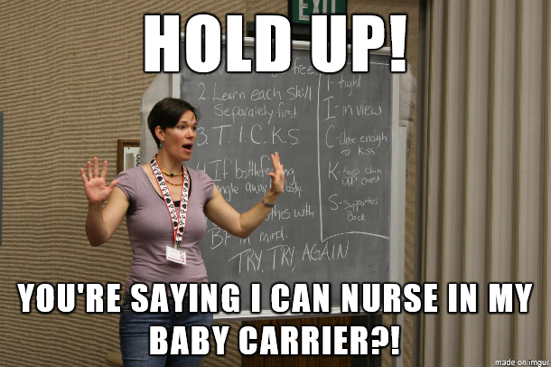 Babywearers of the Midlands: Multitasking 101: Feeding Your Baby While ...