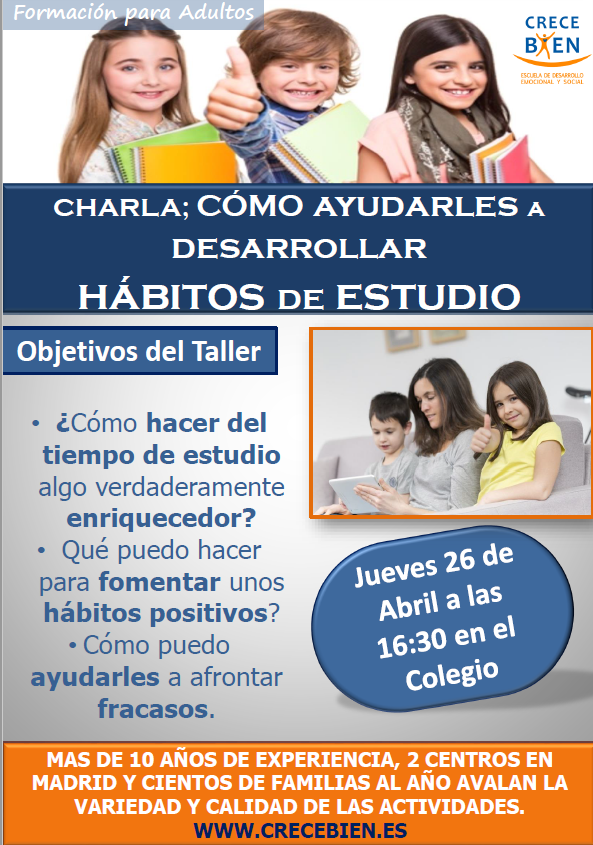 AMPA del CEIP Mariano José de Larra: TALLER 26 DE ABRIL - COMO ...