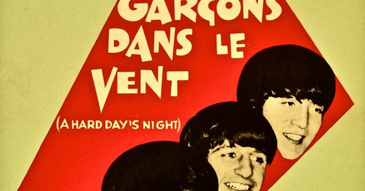 SIXTIES BEAT: The Beatles - French Poster A Hard Day's Night