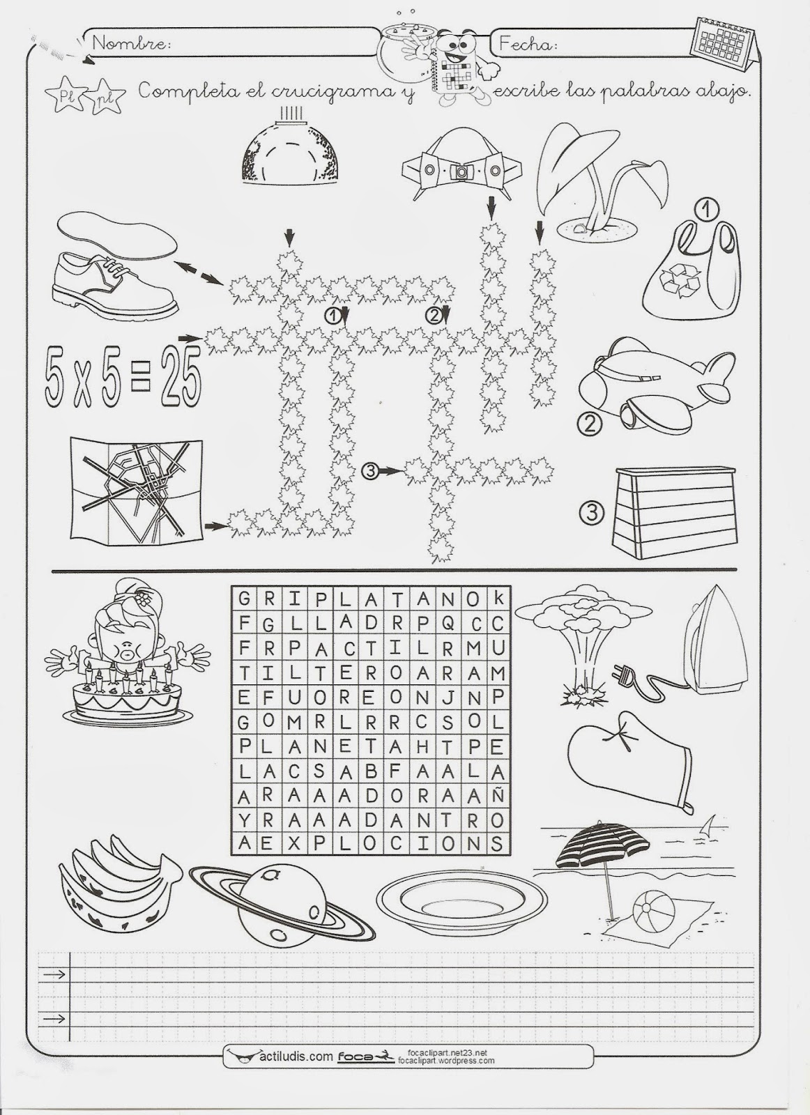 LOS PITUFOS DE PRIMARIA: Fichas para trabajar las sílabas pla, ple, pli ...