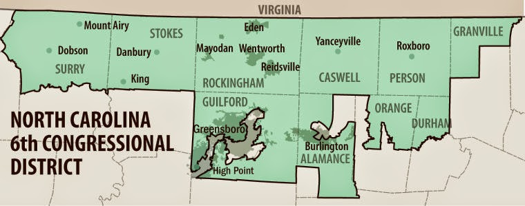 Hartzman Tax & Fiduciary: North Carolina 6th Congressional District Map