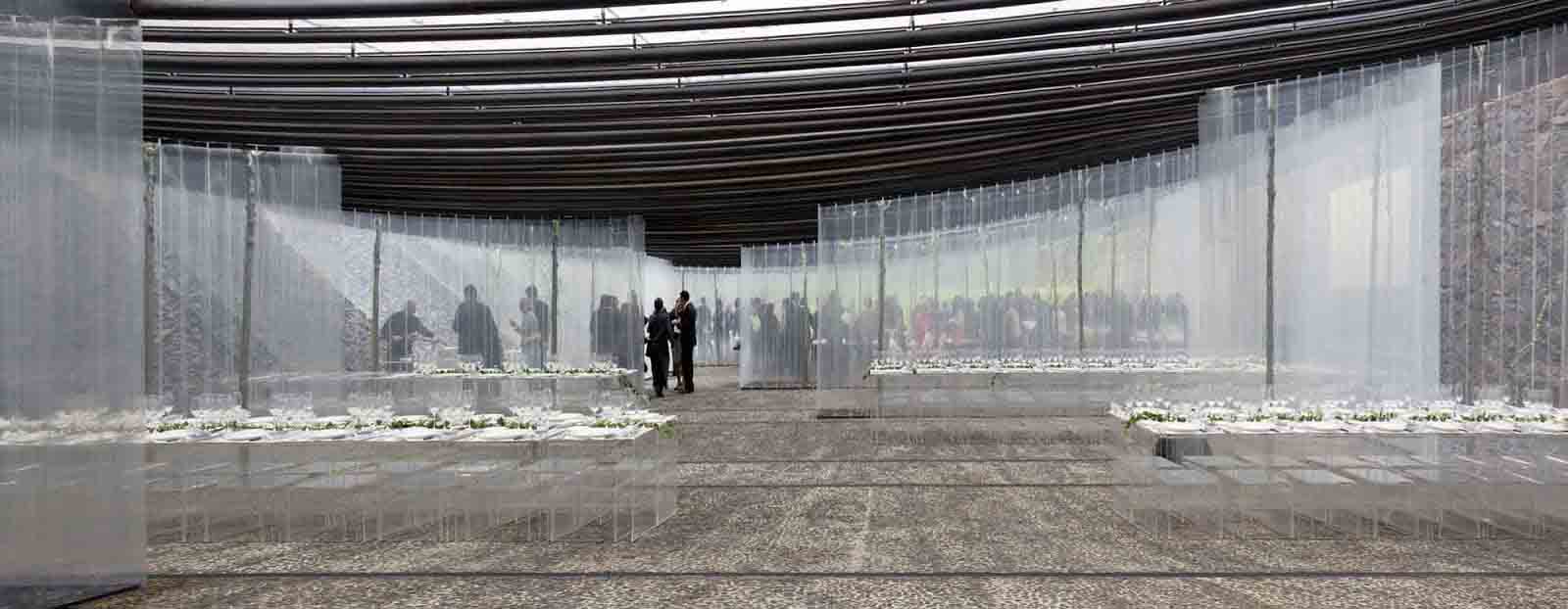 .bak: Carpa en el Restaurante Les Cols, RCR Arquitectes