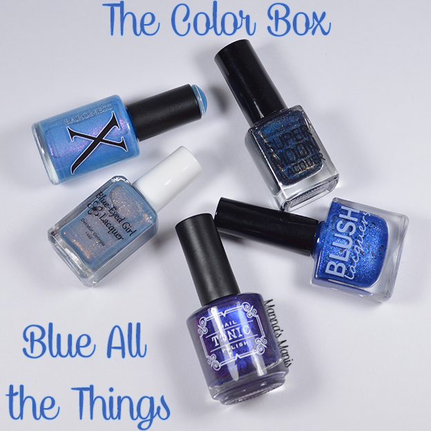 The Color Box: Blue All The Things & Giveaway - Manna's Manis