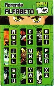 Professor Alex: Alfabeto do Ben 10