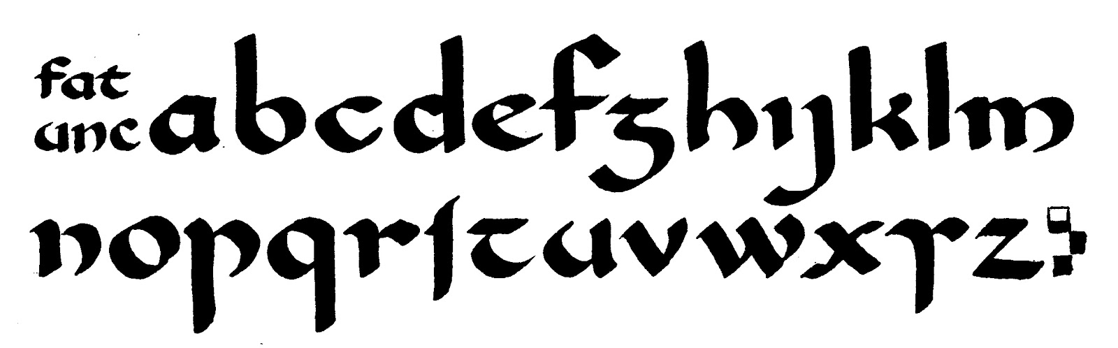 Margaret Shepherd: Calligraphy Blog: Calligraphy Every Day 32: Fat Unc