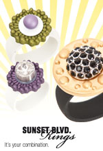 Basteln macht glücklich!: Rico Design Sunset Boulevard Rings