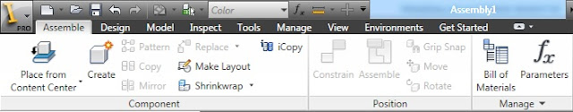 MENGENAL JENIS TOOLBAR PADA AUTODESK INVENTOR - Design Of Manufacture