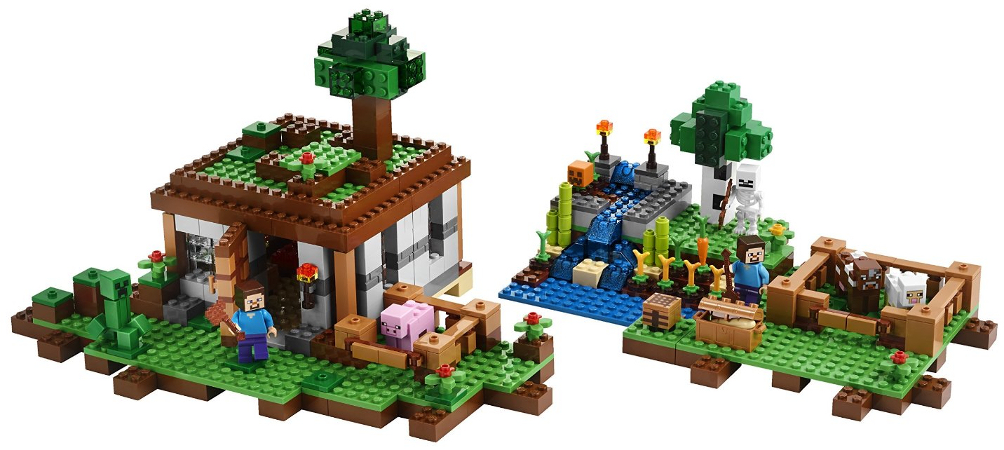 The Brickverse: Theme Guide: Minecraft minifigure scale sets