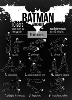 Las Mejores Técnicas en Fitness y Ejercicios: ENTRENA COMO BATMAN