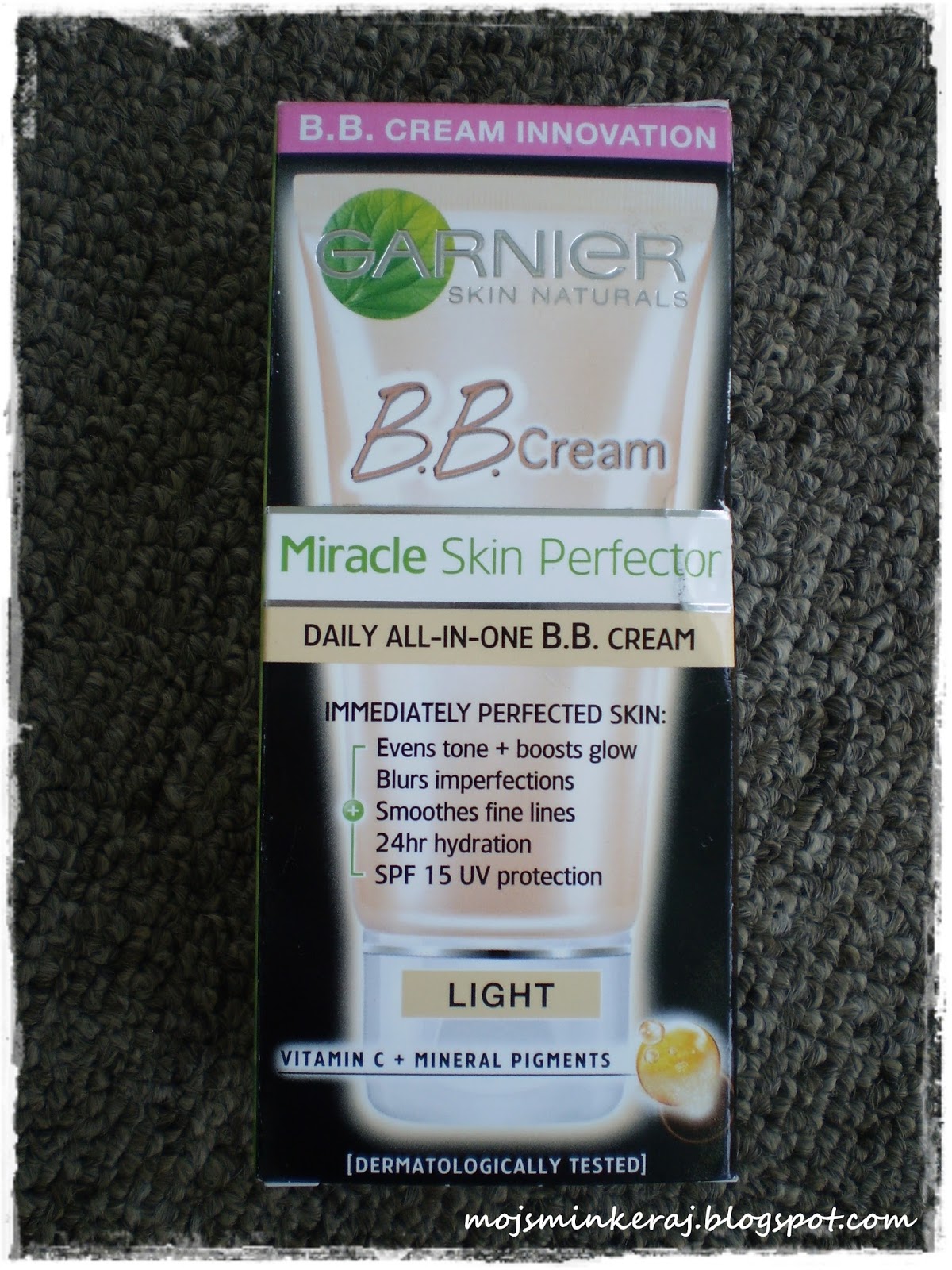 Moj šminkeraj: Garnier Miracle Skin Perfector BB cream