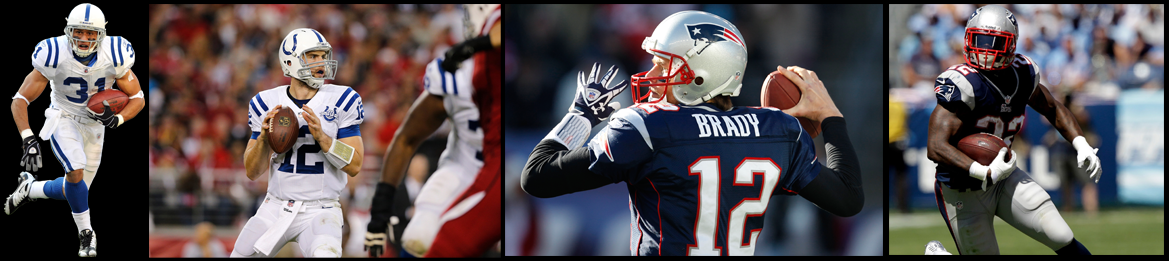 Planet GTM: Colts vs Patriots Playoff 2014 Banner. GTM Sports Banners.