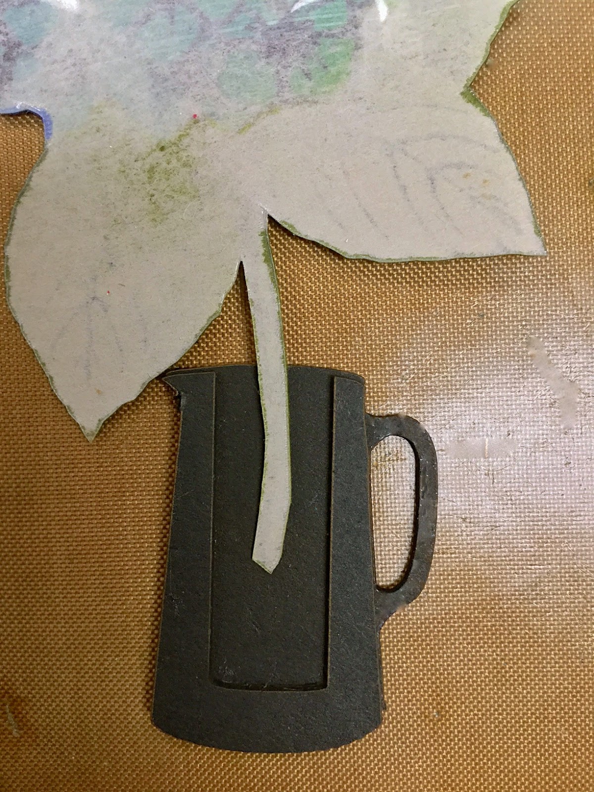 Studio 490: splattered plaster technique...