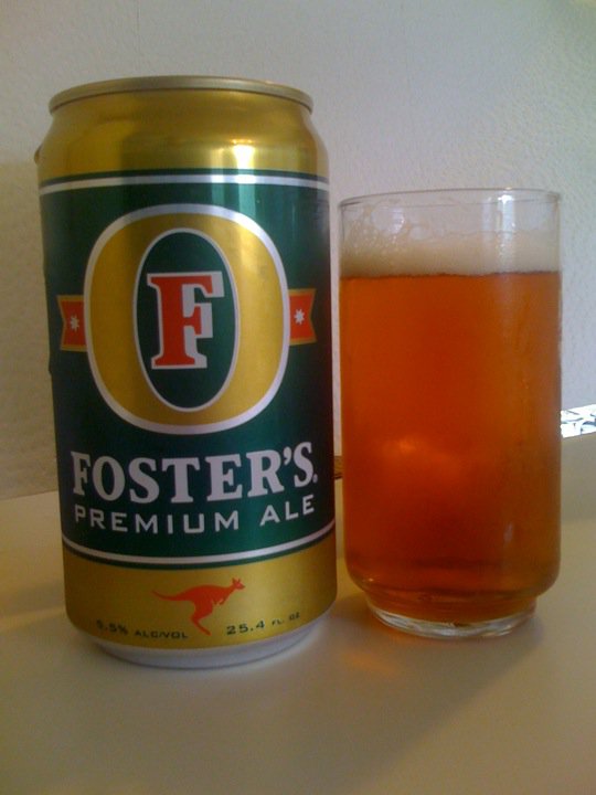 Diary of a Beer Drinker: Beer 44 - Fosters Premium Ale